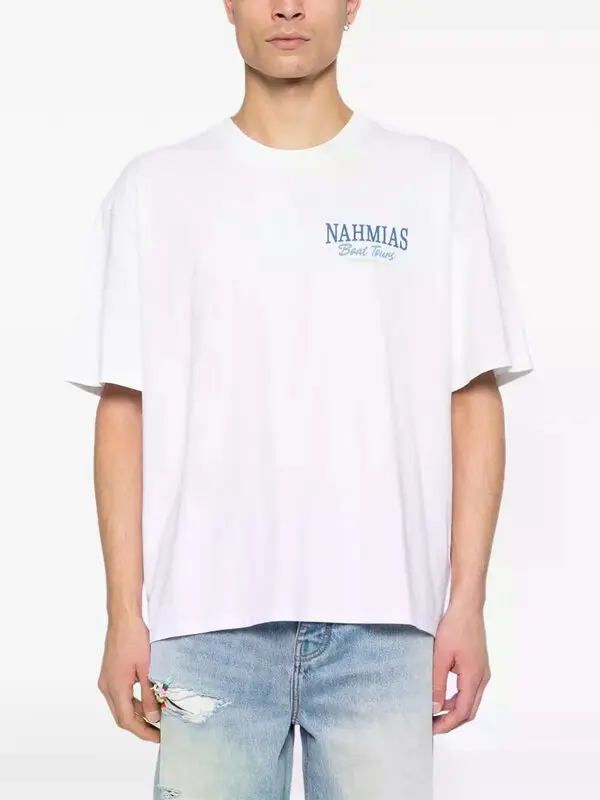 NAHMIAS Printed Crew-neck T-shirt