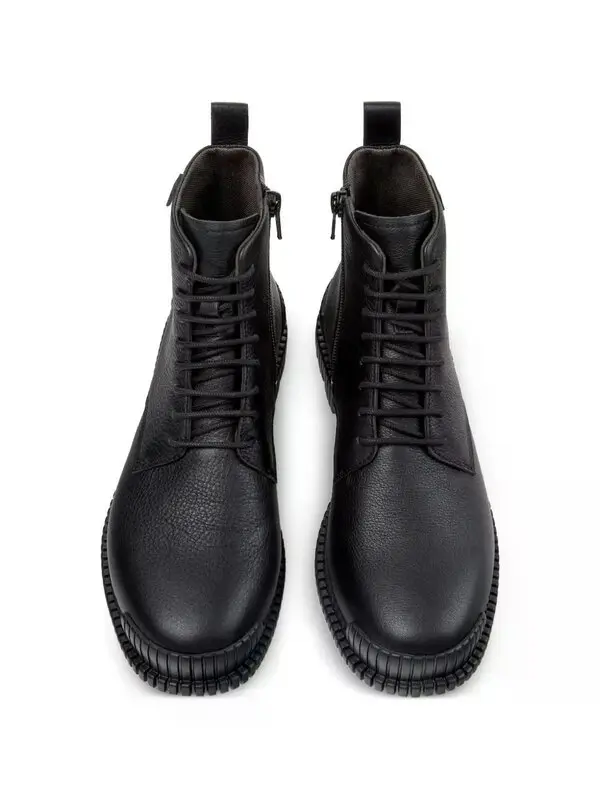 Camper Pix Leather Lace-up Ankle Boots