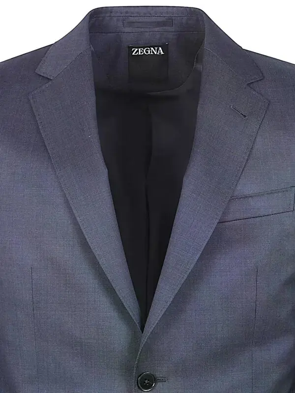 Zegna Button-fastening Suit Set - Grey