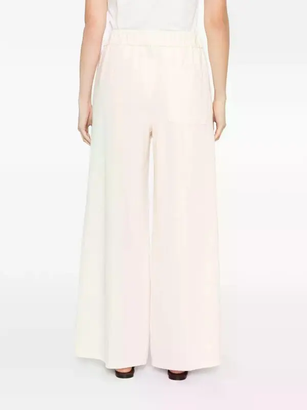 FORTE_FORTE Elasticated Wide Leg Trousers