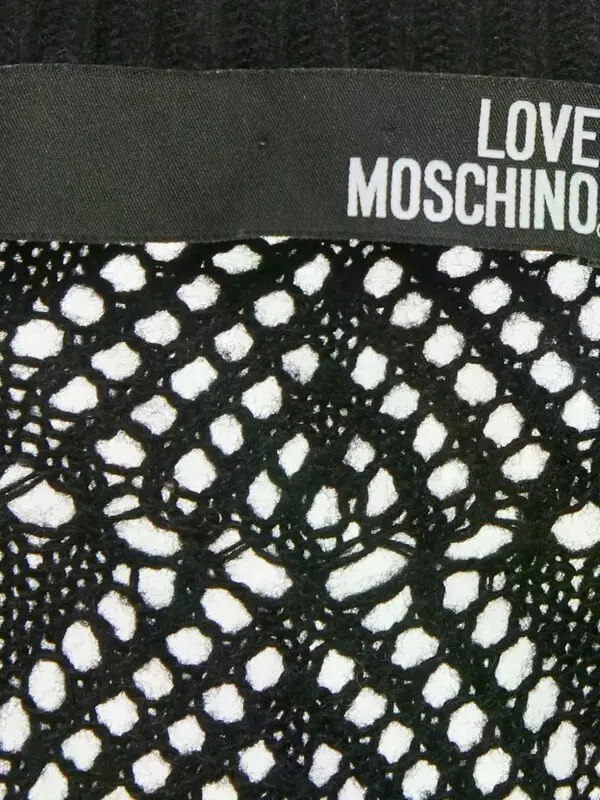 Moschino Patterned Heart-patch Sweater