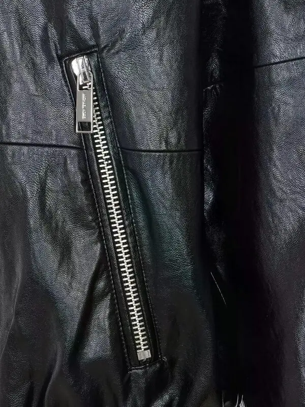 Michael Kors Faux-leather Hooded Jacket