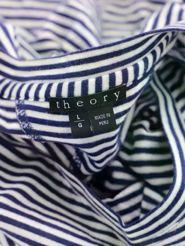 Theory Striped T-shirt Dress