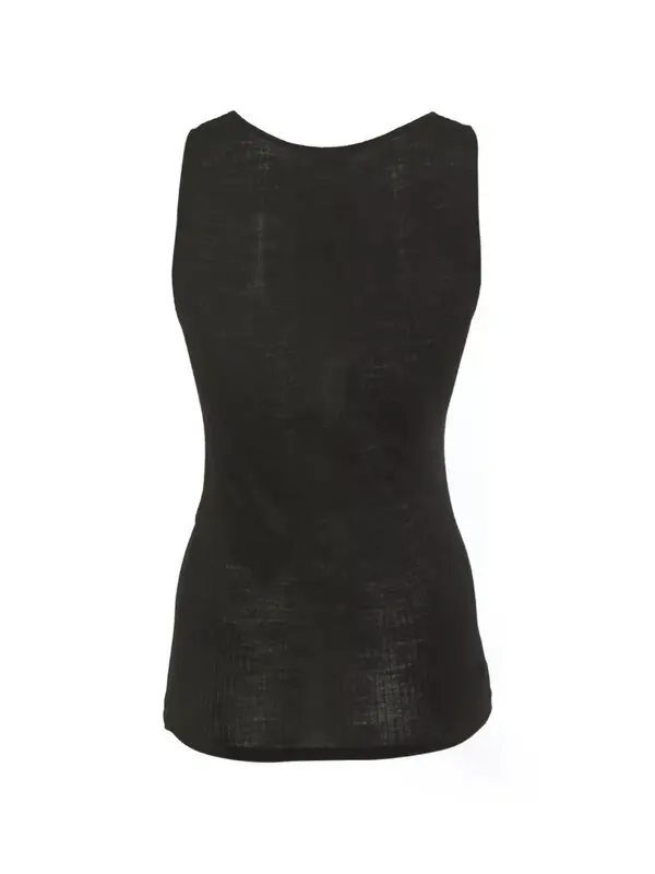 Saint Laurent Cassandre Fine-knit Top