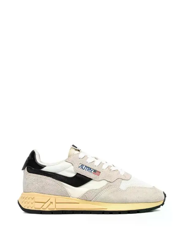 AUTRY Reelwind Suede-panel Sneakers - Neutrals