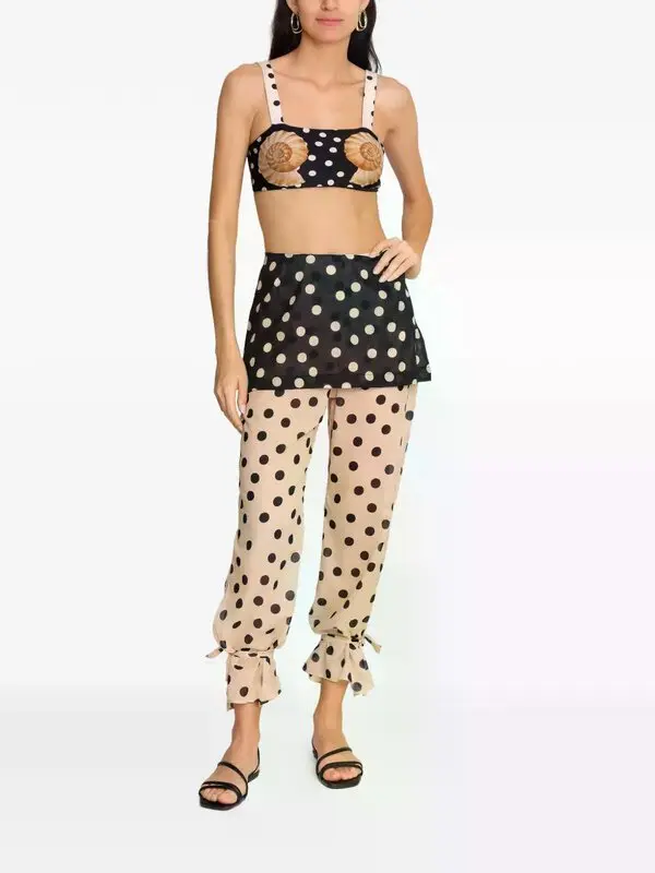 BRIGITTE Charlotte Polka-dot Two-piece Set