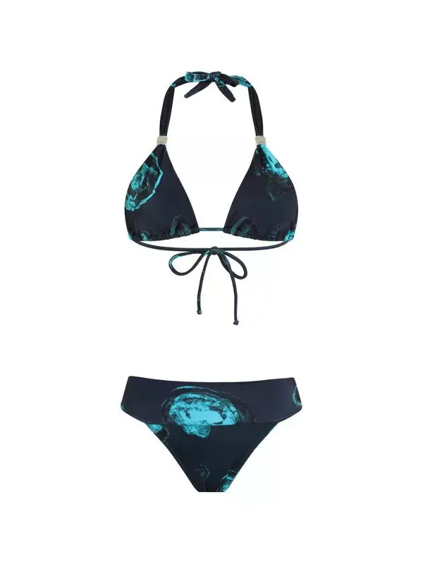 BRIGITTE Printed Bikini - Blue