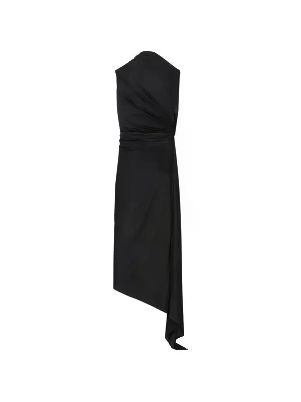 Balenciaga Asymmetrical Midi Dress