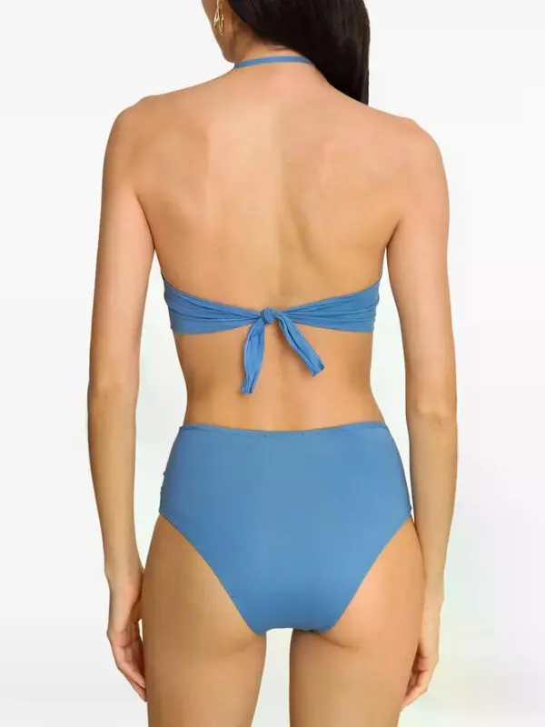 BRIGITTE Dalia Ruched Bikini - Blue