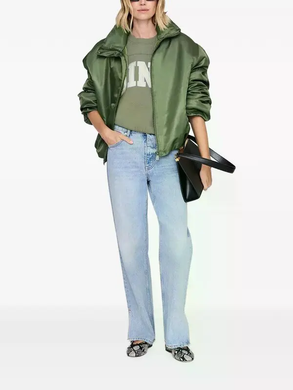 ANINE BING Appliqué Sweatshirt - Green