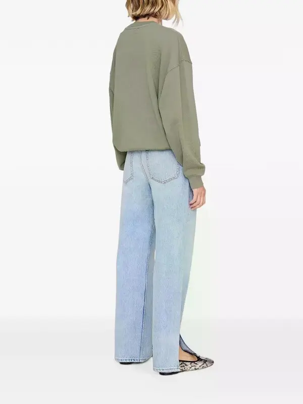 ANINE BING Appliqué Sweatshirt - Green