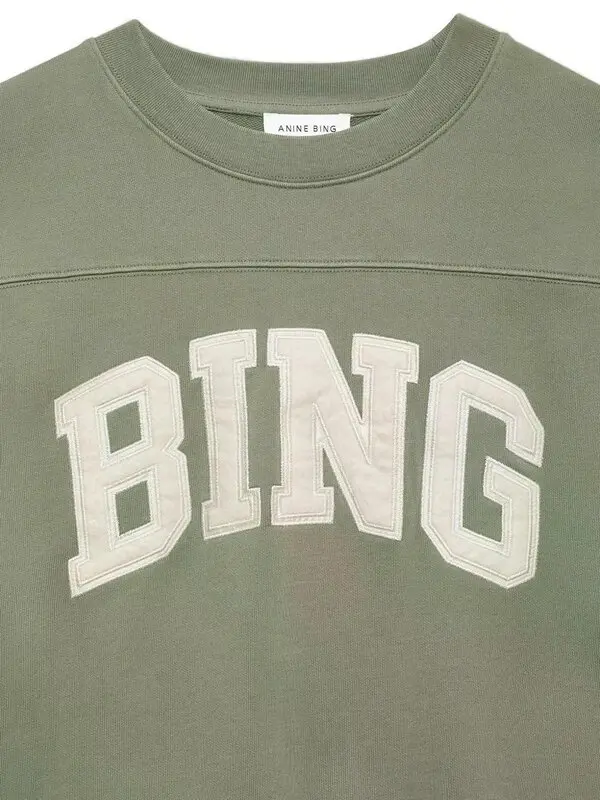 ANINE BING Appliqué Sweatshirt - Green
