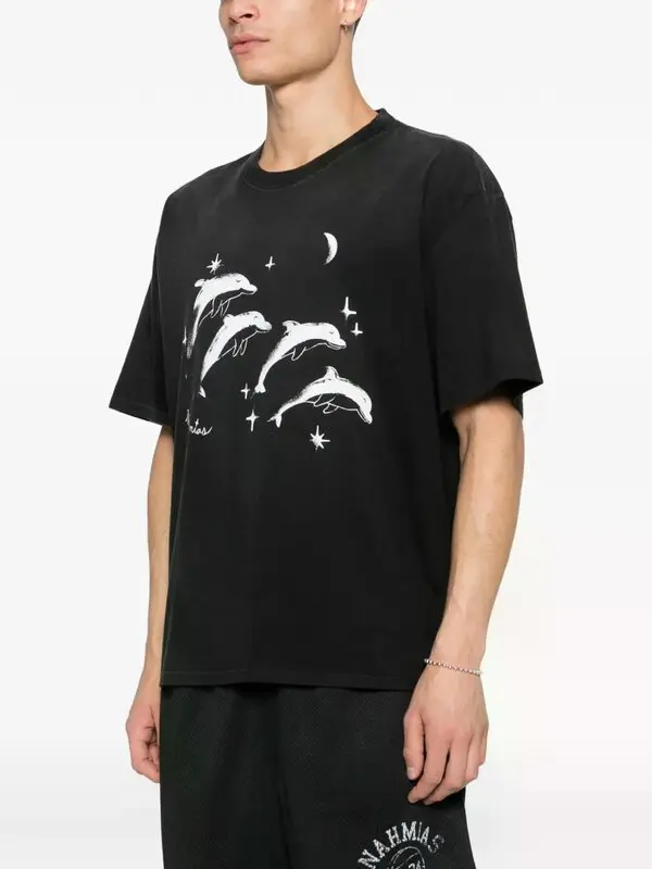 NAHMIAS Dolphins-print T-shirt