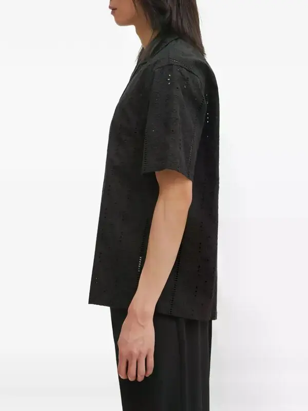 A BATHING APE Broderie-anglaise Shirt - Black