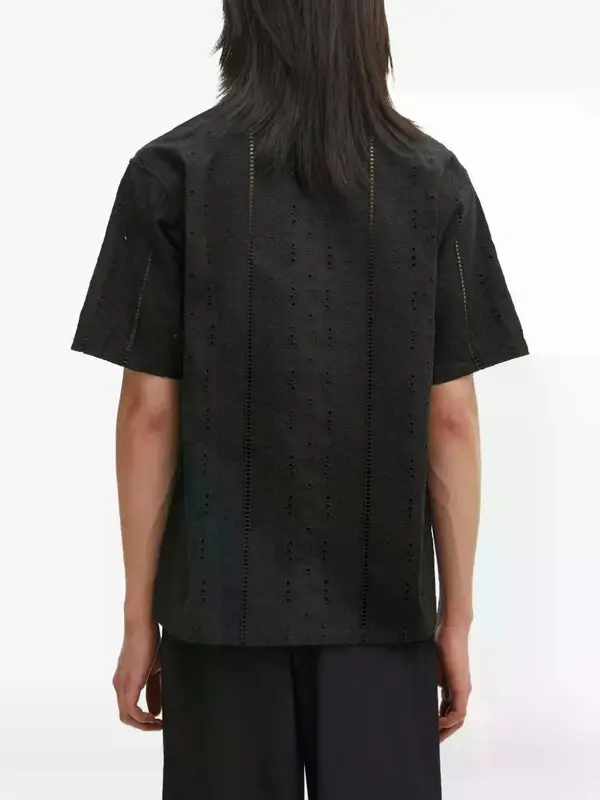 A BATHING APE Broderie-anglaise Shirt - Black