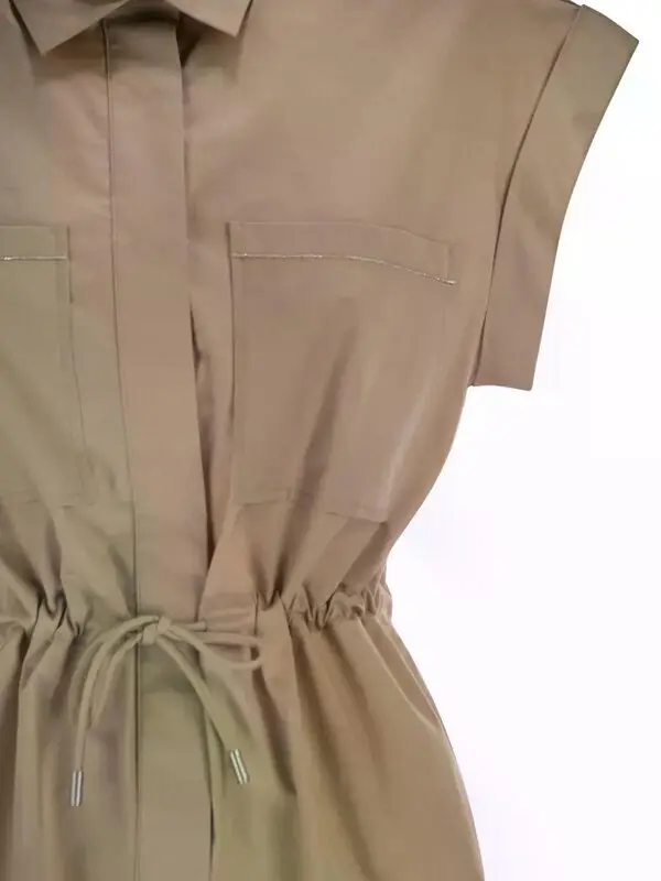 Peserico Short-sleeve Blouse - Neutrals