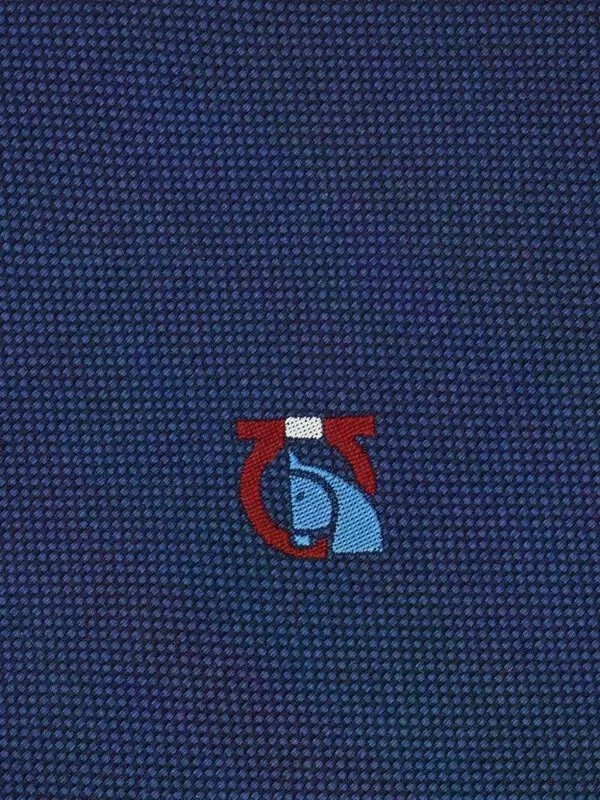 FERRAGAMO Logo Tie - Blue