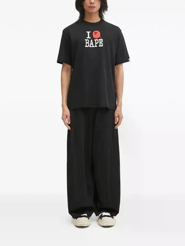 A BATHING APE Inside Out Logo-print T-shirt