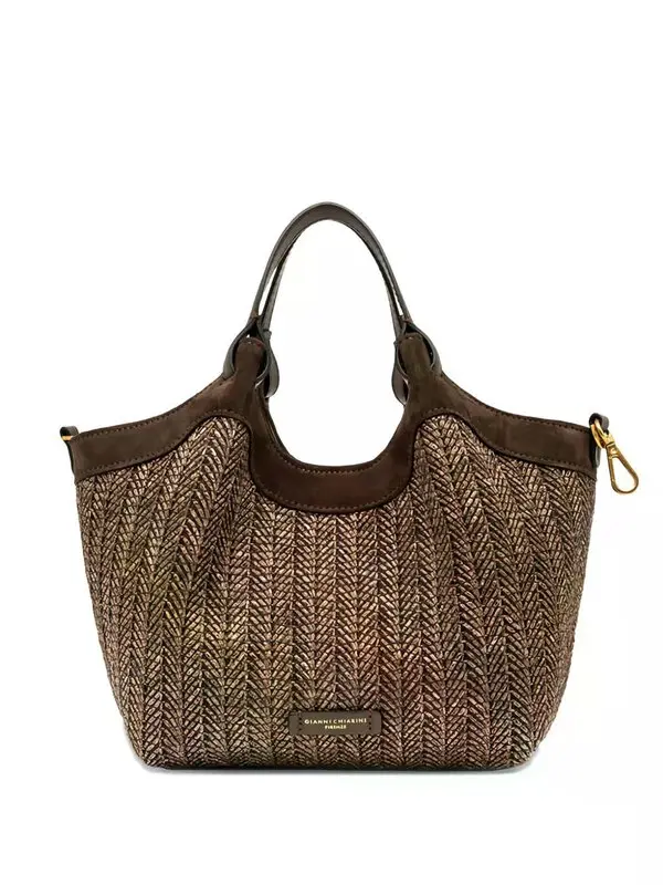 GIANNI CHIARINI Dua Woven Shoulder Bag