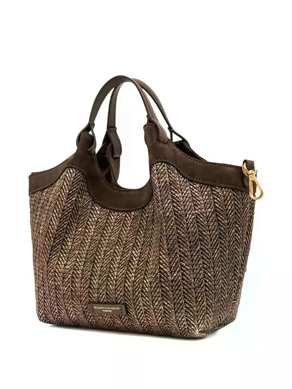 GIANNI CHIARINI Dua Woven Shoulder Bag
