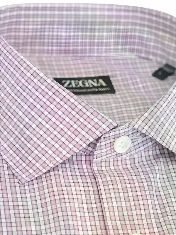 Zegna Checked Button Shirt