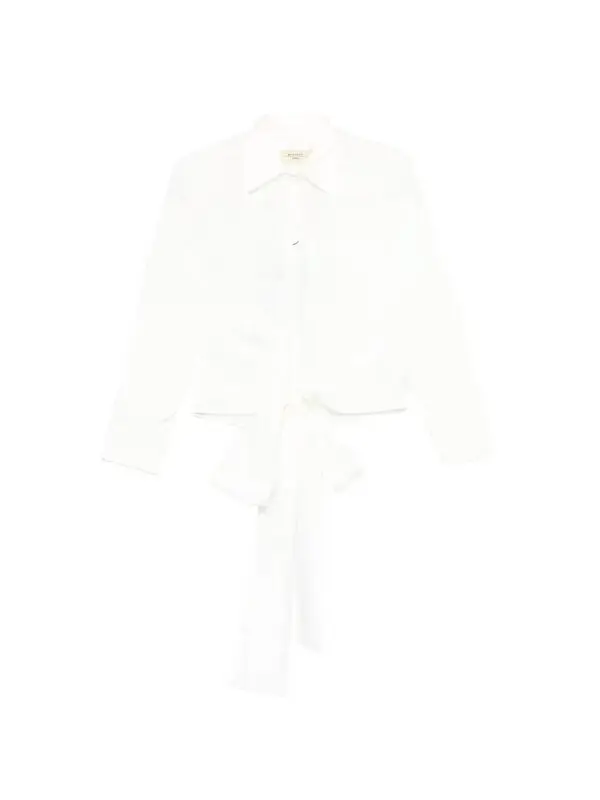 Max Mara Fresco Tie-front Shirt