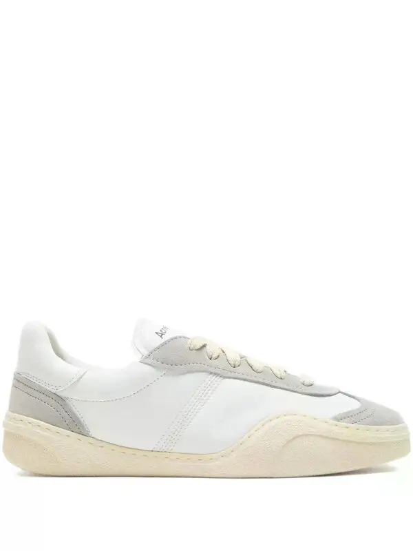 Acne Studios Panelled Lace-up Sneakers - White