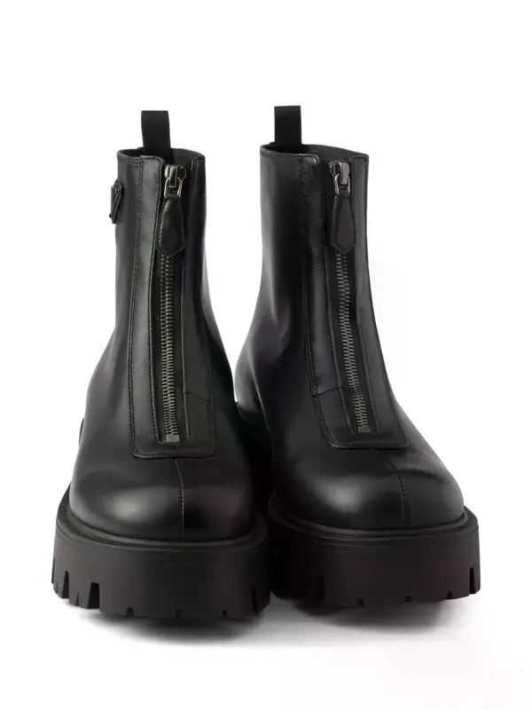 Prada Zipped Ankle Boots