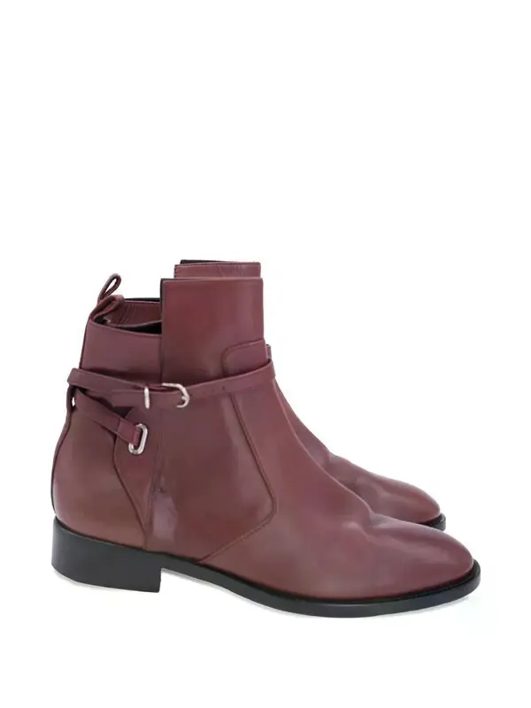 Balenciaga Leather Belt Ankle Boots