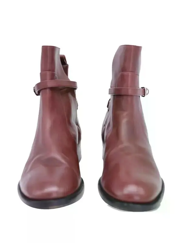 Balenciaga Leather Belt Ankle Boots