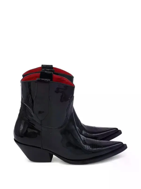 MAISON MARGIELA Patent-leather Cowboy Boots