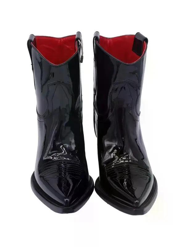 MAISON MARGIELA Patent-leather Cowboy Boots