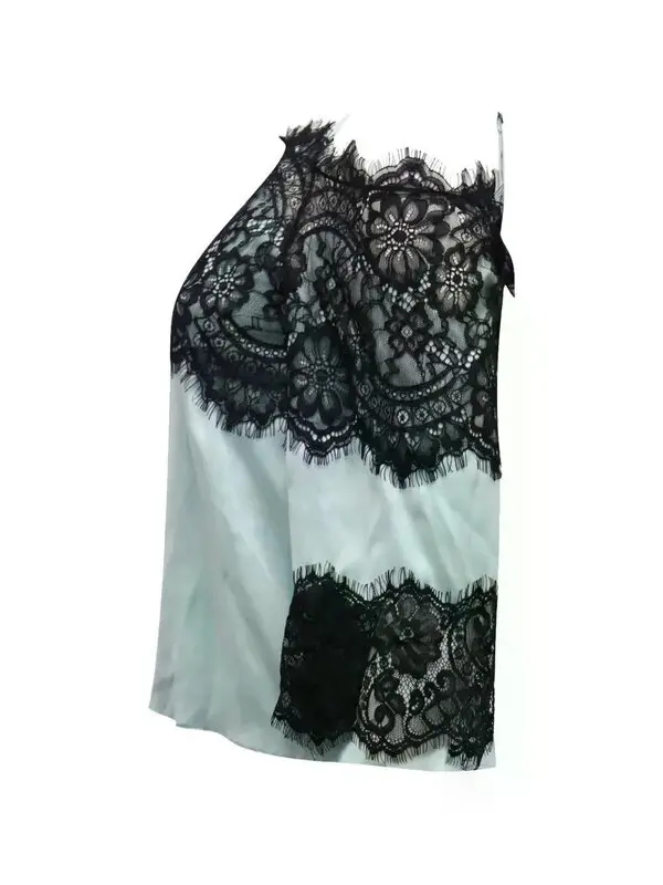 Alice + Olivia Lace-panel Blouse