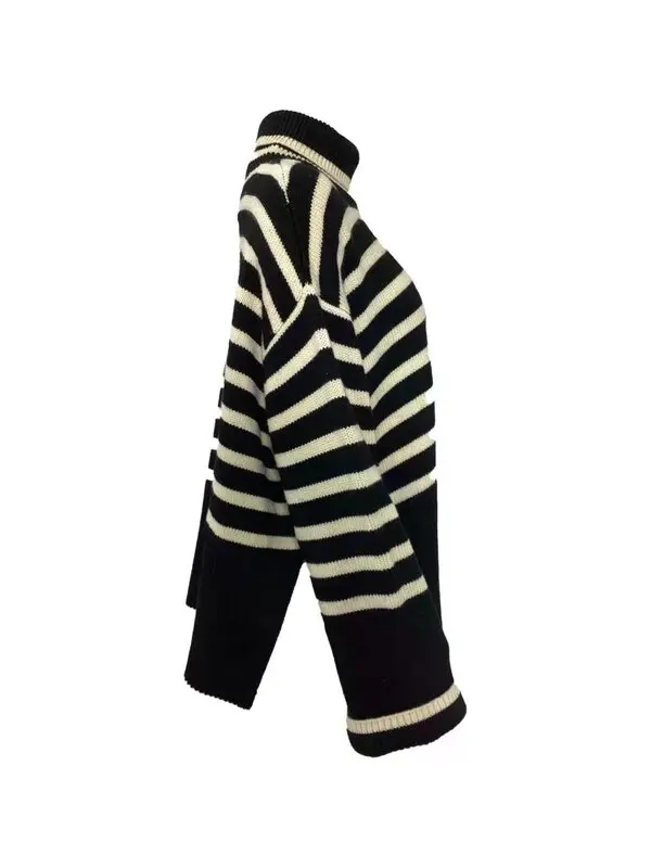 TOTEME Striped Turtleneck Sweater