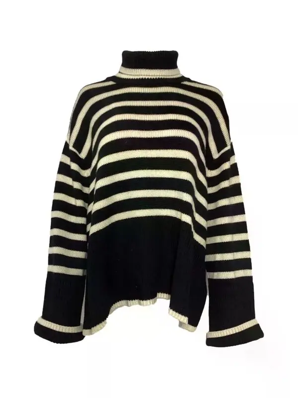 TOTEME Striped Turtleneck Sweater