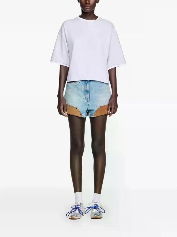 Sandro Logo Embroidered Cotton T-shirt