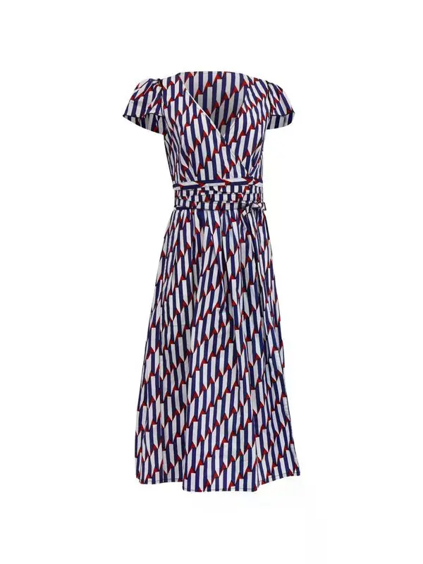 Marc Jacobs Arrow Print Wrap Dress