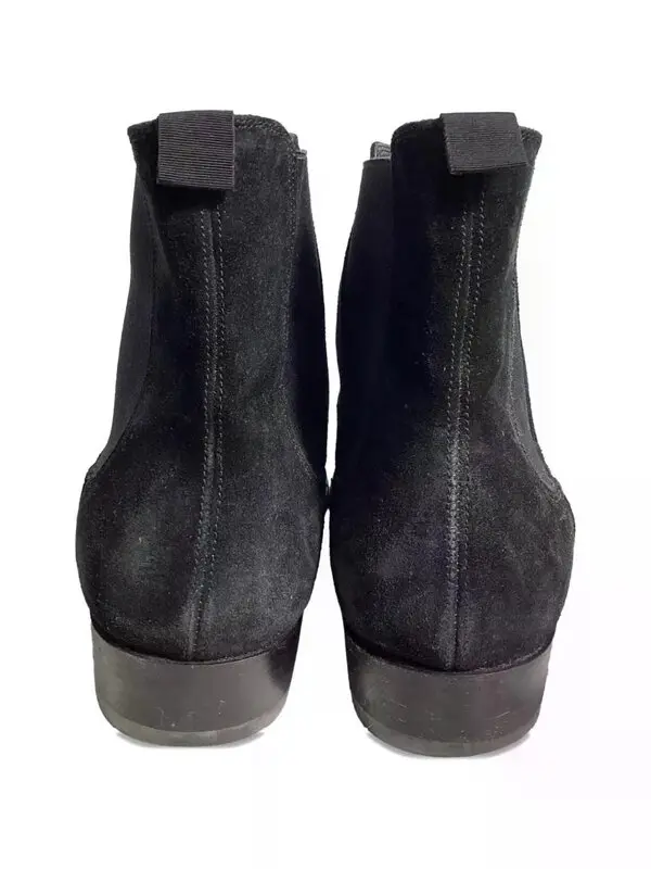 Saint Laurent Wyatt Suede Chelsea Boots - Black | Editorialist display picture 2