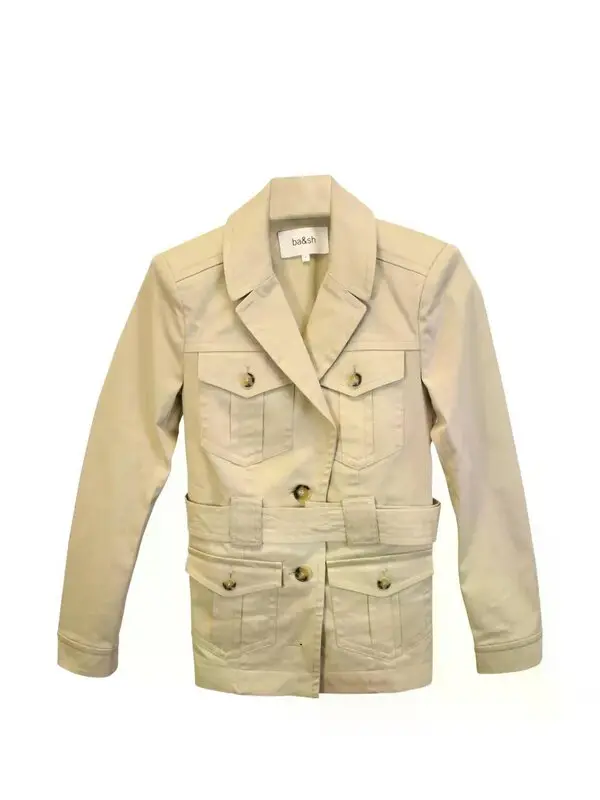 Ba&sh Belted Cotton Jacket