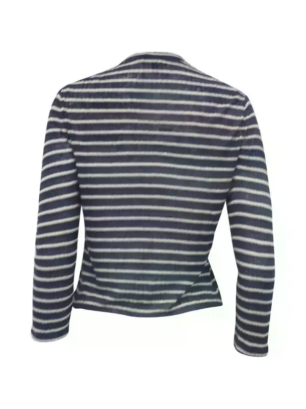 Theory Striped Button-down Cardigan