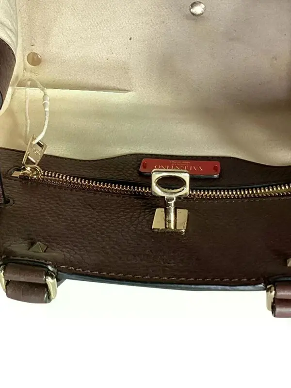 Valentino Garavani Joy Lock Leather Tote Bag - Red