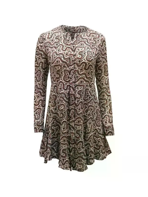 A.L.C. Paisley-pattern Mini Dress