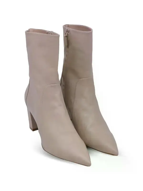 STUART WEITZMAN Pointed-toe Ankle Boots - Neutrals