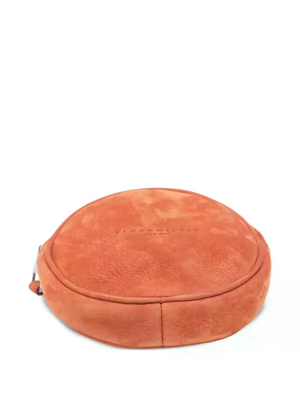 SIMONMILLER Circle Zip Suede Pouch