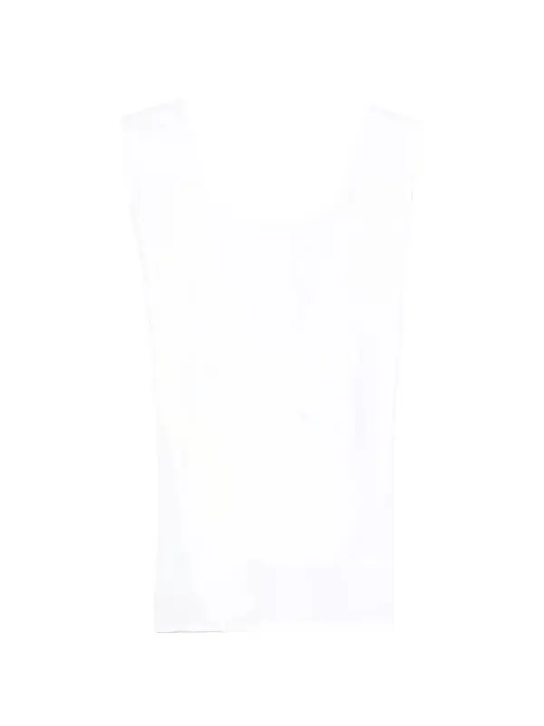 Moschino Sleeveless Top - White