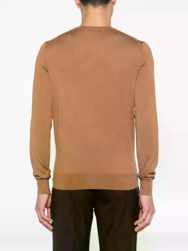 IVORY PARIS Crew-neck Sweater - Brown