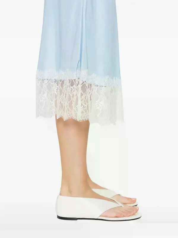 Moschino Midi Skirt With Lace Trim