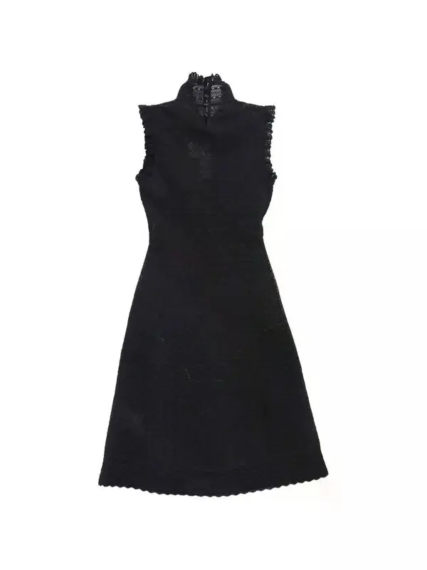 Alexander McQueen Lace High-neck Midi Dress