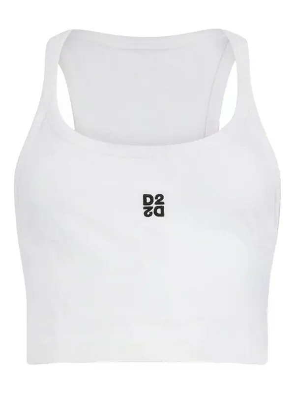 Dsquared2 Logo Tank Top - White