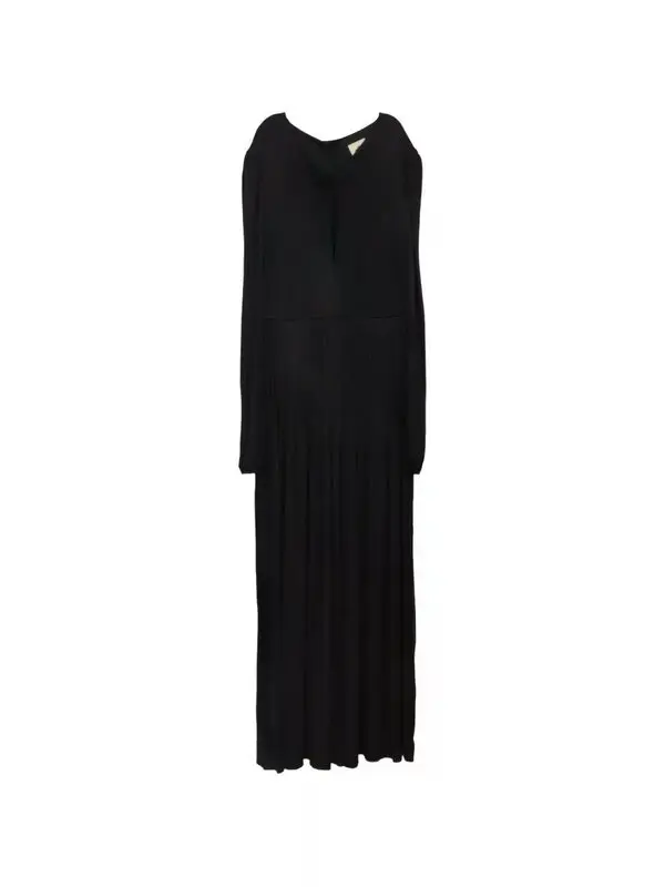Farm Rio Pleated Keyhole Jumpsuit - Black